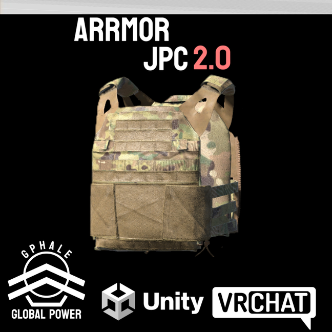 【VRC】Armor JPC2.0 Vest - Kawasa - BOOTH