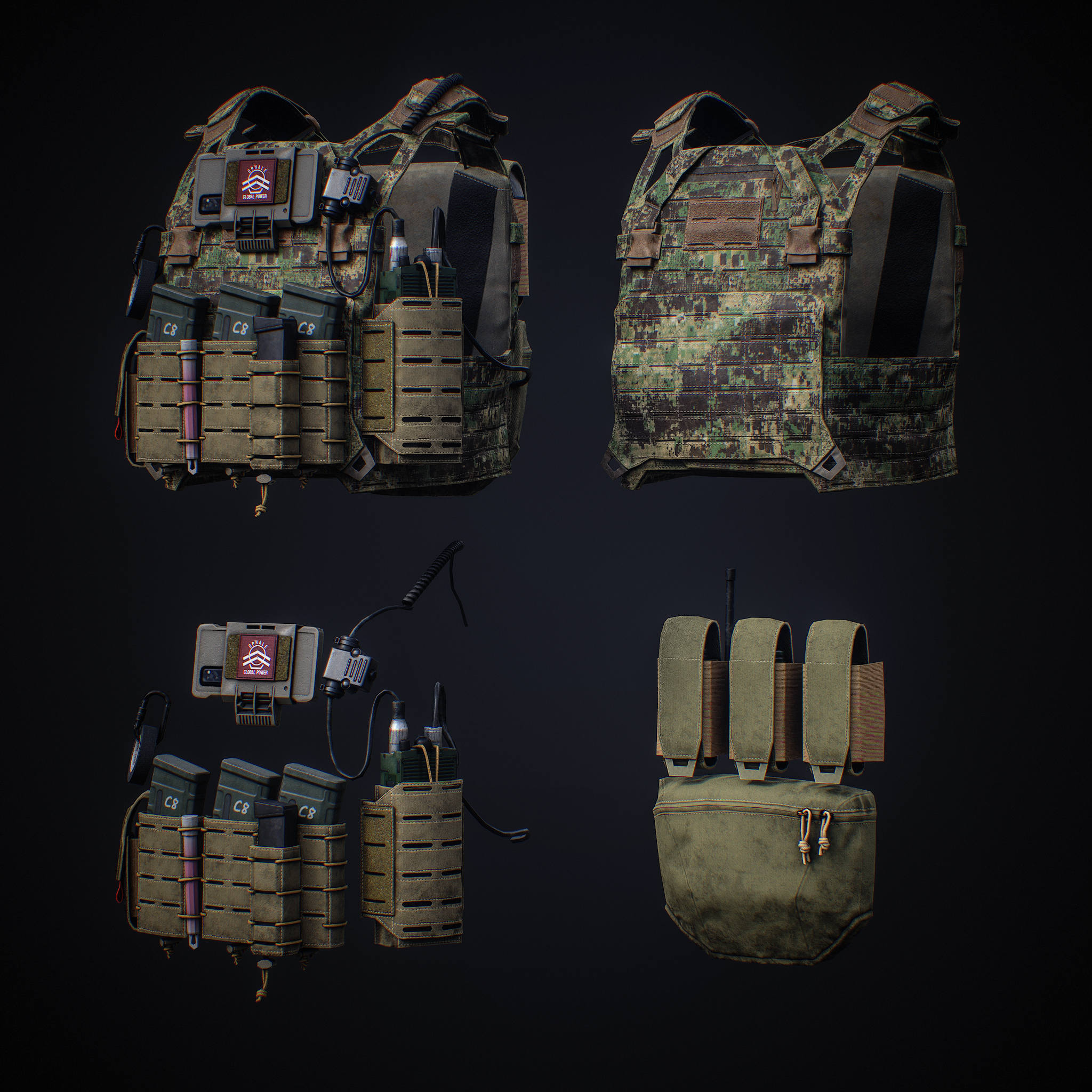 【VRC】Spitfire Tactical Vest - Kawasa - BOOTH