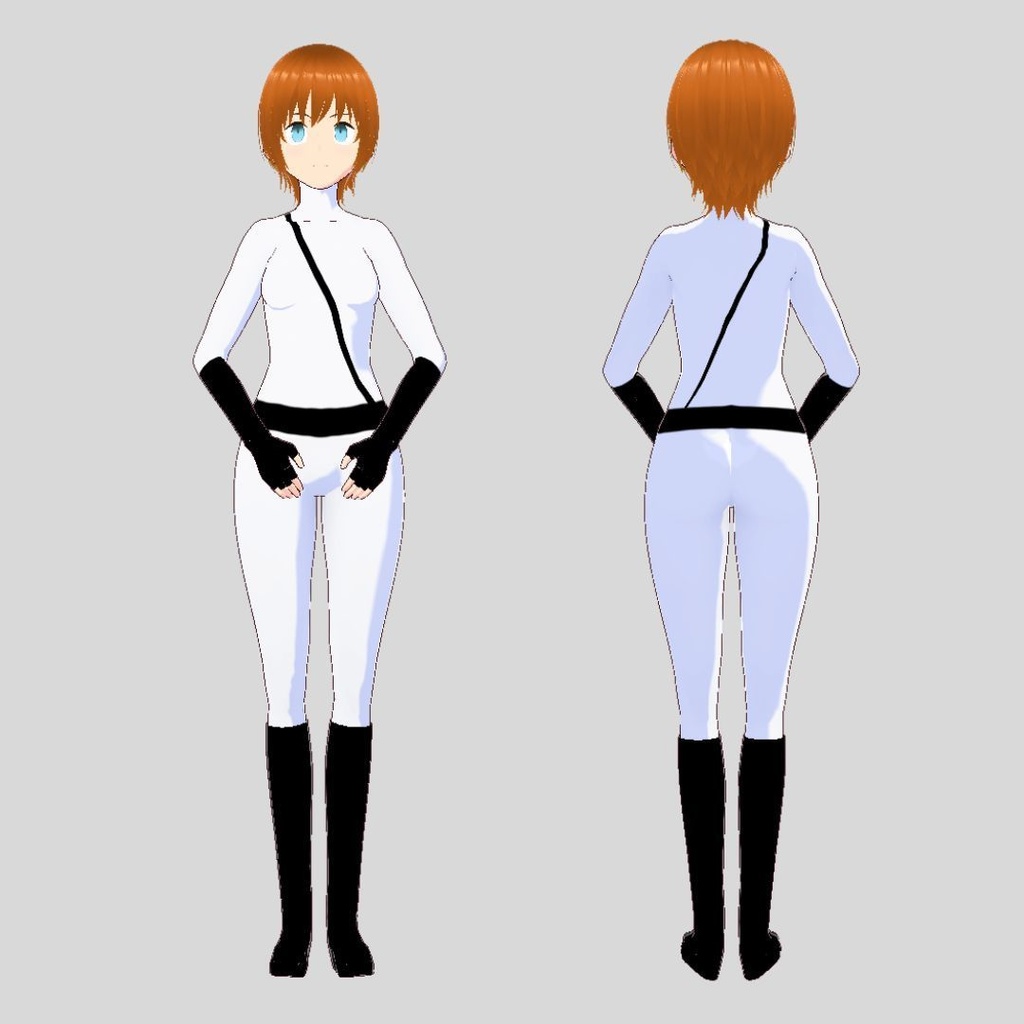 [Vroid] Nanami Nono Hurricane blue 3d character - peps - BOOTH