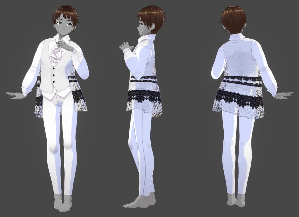 VROID - Gentle Goth outfit - yunemadraw - BOOTH