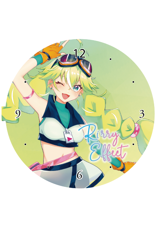 【ボイス目覚ましVTuber時計】 リリーエフェクト - vtuber-depo - BOOTH