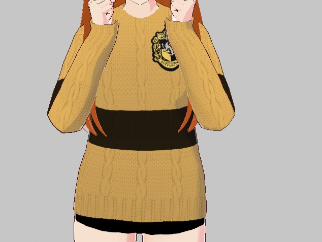 Hufflepuff Sweater - PNG - Doodle Shop - BOOTH
