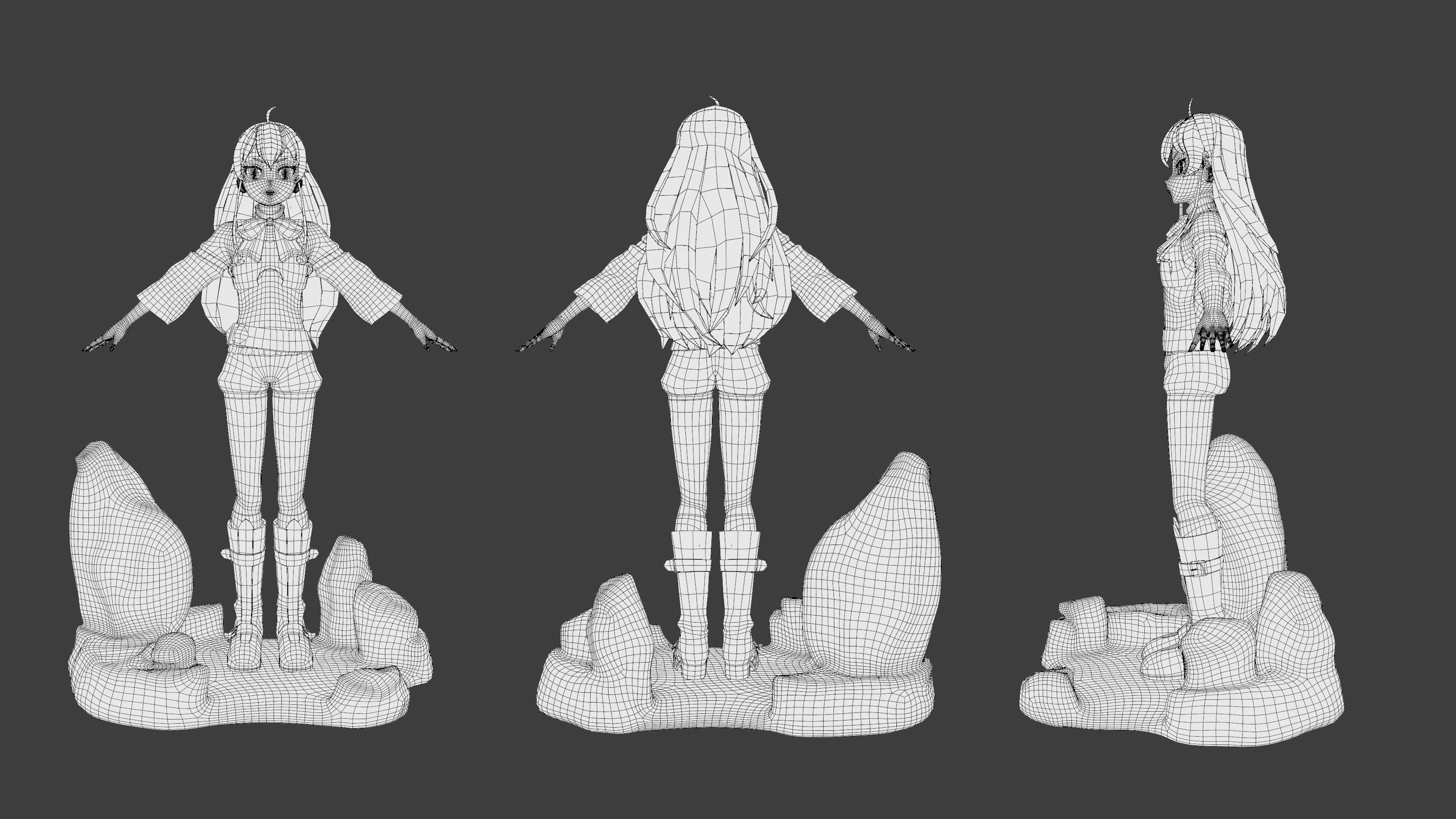 Eris Greyrat Rigged Model Mushoku Tensei - エリス・グレイラット リギッドモデル 無職転生 ...
