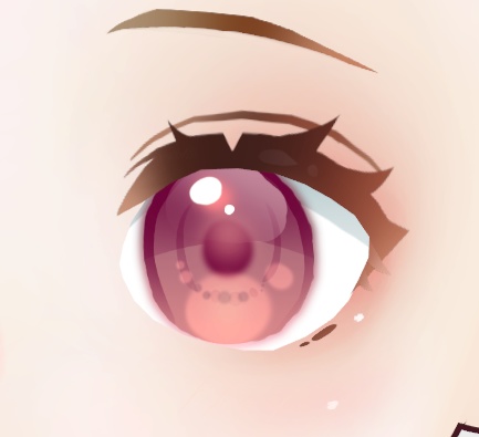 [Vroid] [free] anime eyes texture - unyi - BOOTH