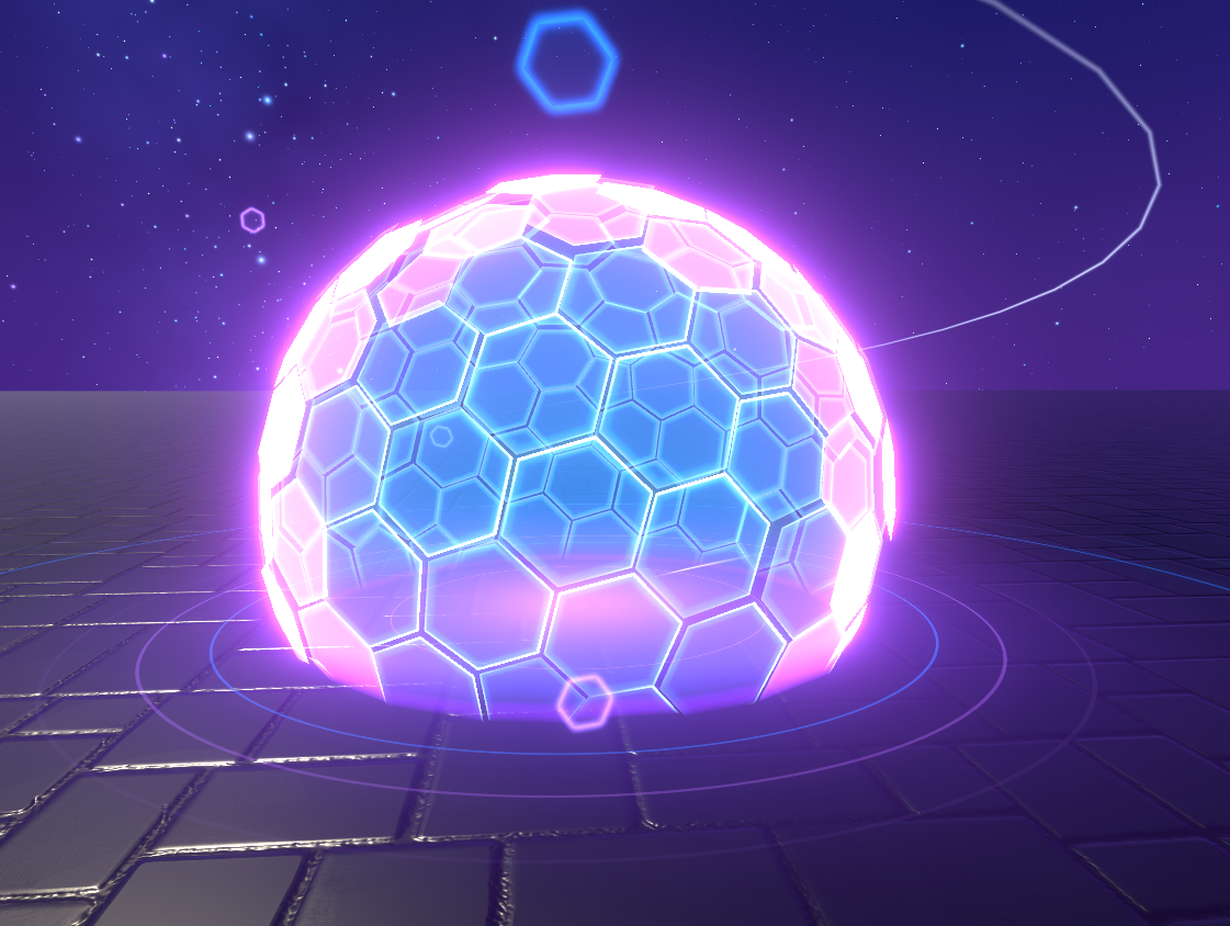 【unity/VRChat】Sci-fi Shield Effect（SFシールドエフェクト） - CooGee (こーじぃ) - BOOTH