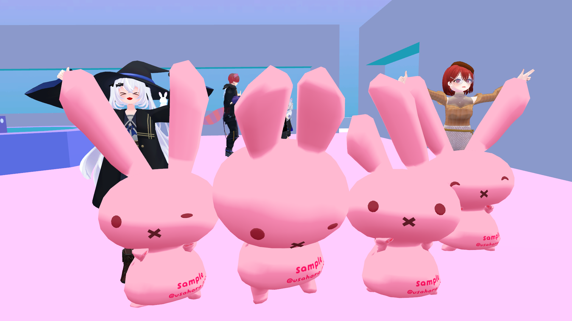 【3Dモデル】うさぽよ【PC＆quest対応】 - 兎水乃工房-UMINO KOUBOU- - BOOTH