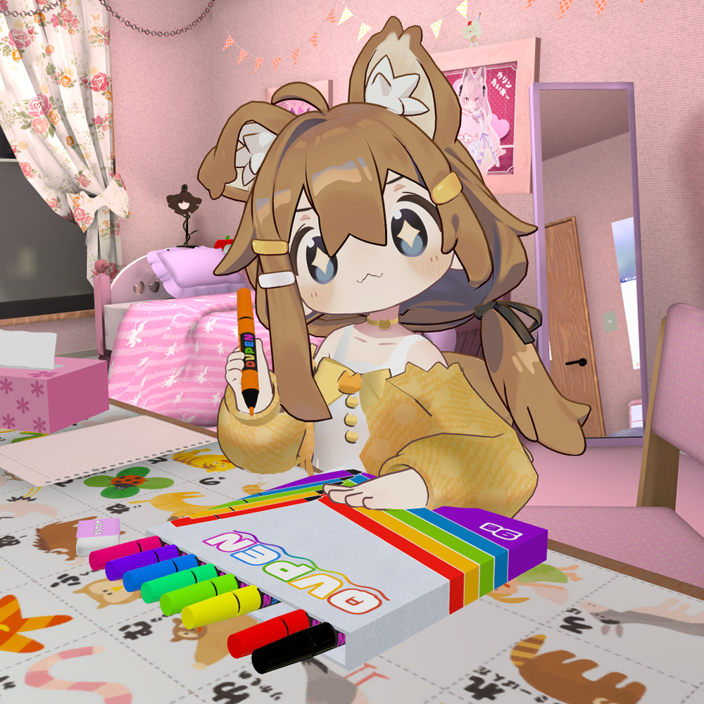 まめふれんず・カルキア対応「ゆるにゃんうぇあ」 - 兎水乃工房-UMINO KOUBOU- - BOOTH