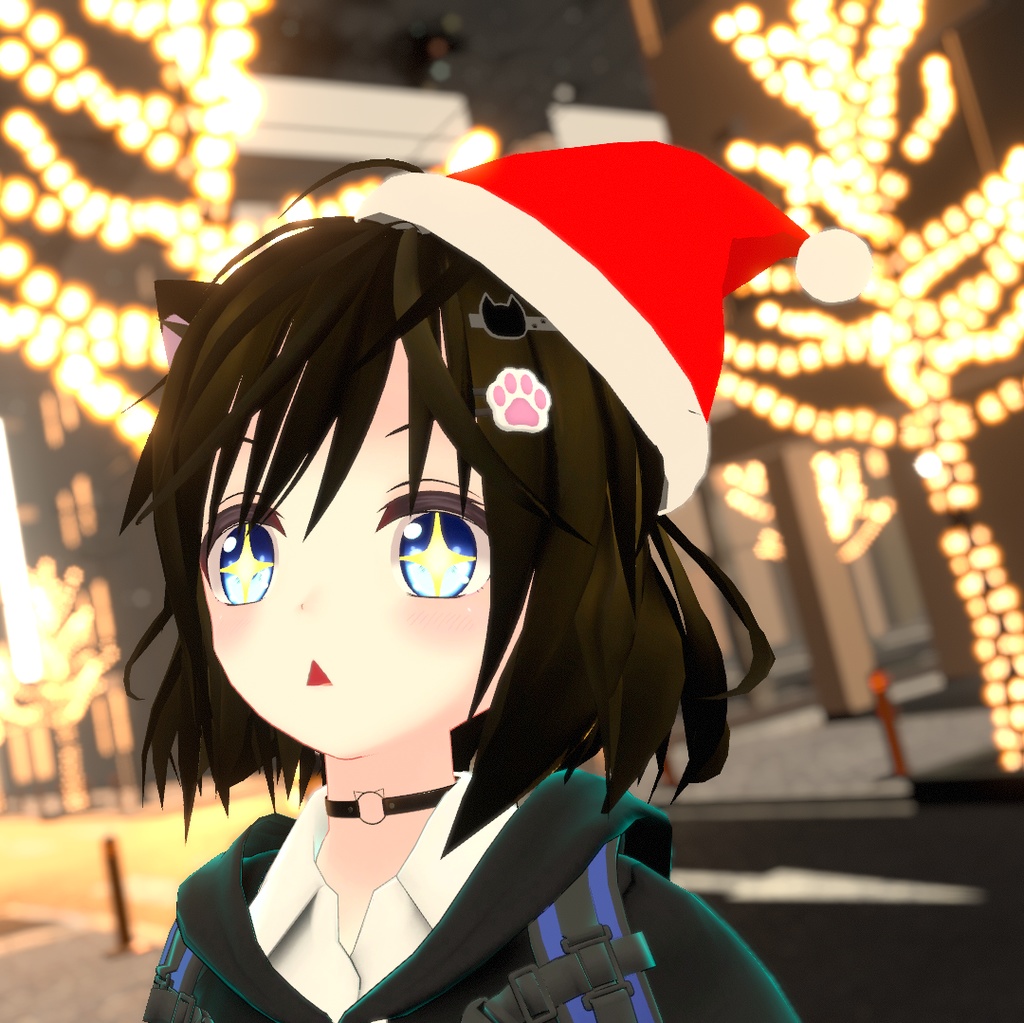 【無料】普通のサンタさんの帽子 クリスマス Christmas【VRChat】 - みかんのはこにわ-MIKAN NO HAKONIWA ...