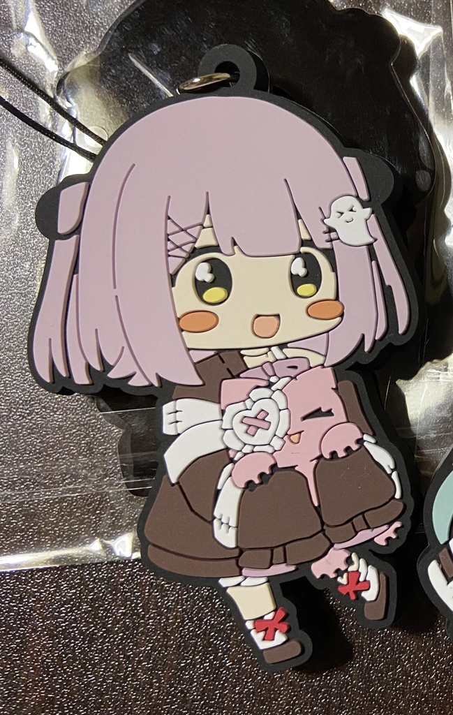 紫宮るなラバーストラップ(非公式) - 在月ねっとonline - BOOTH