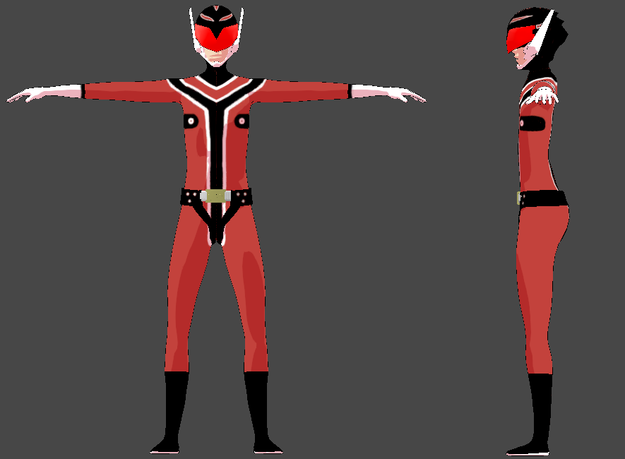 RED KEEPER 3D model - 戦隊大失格 (Go! Go! Loser Ranger!) - maneulssam - BOOTH