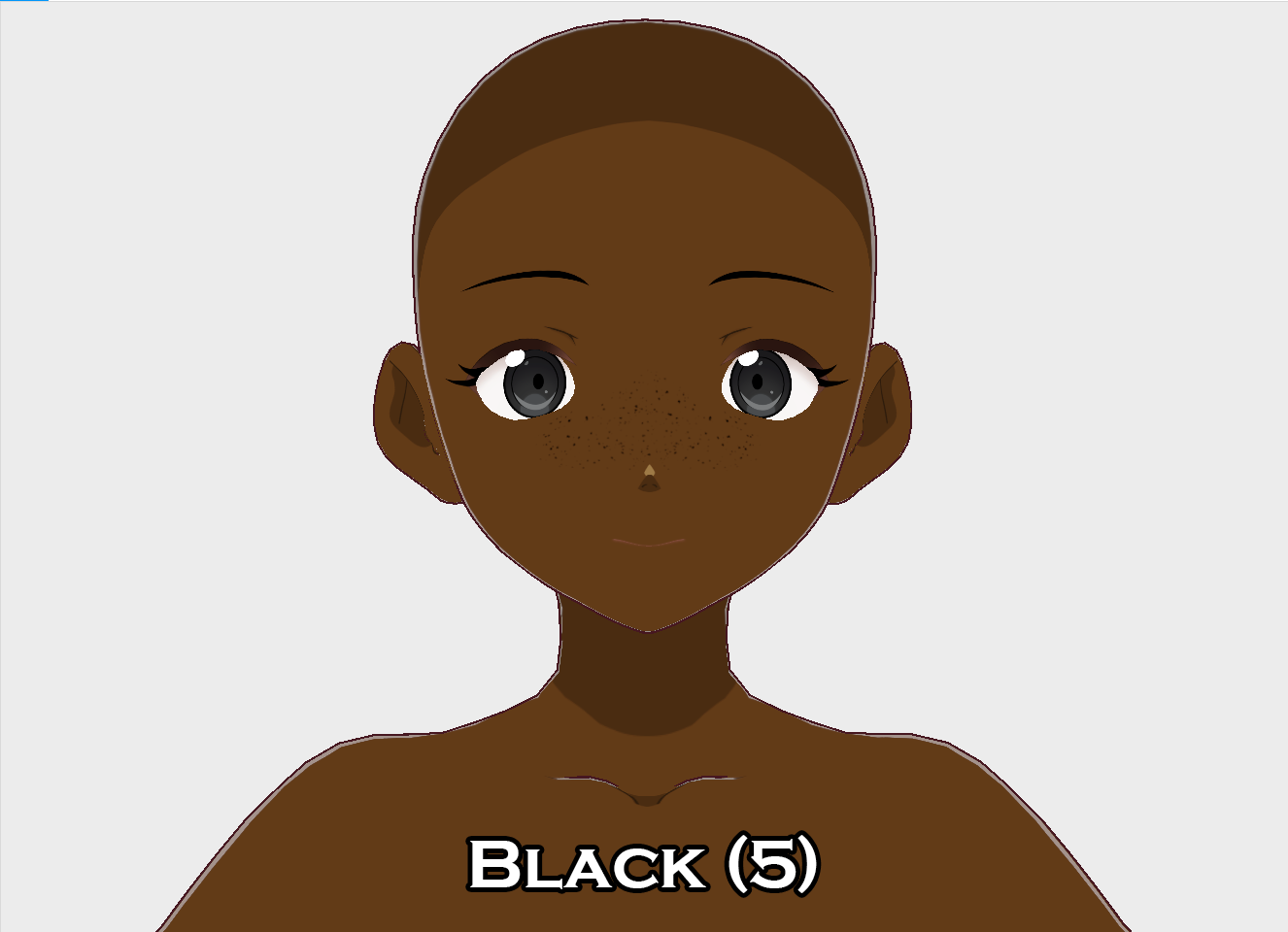 Vroid Freckle "Face Paint" Texture - Skin Tones - joythebardlock - BOOTH