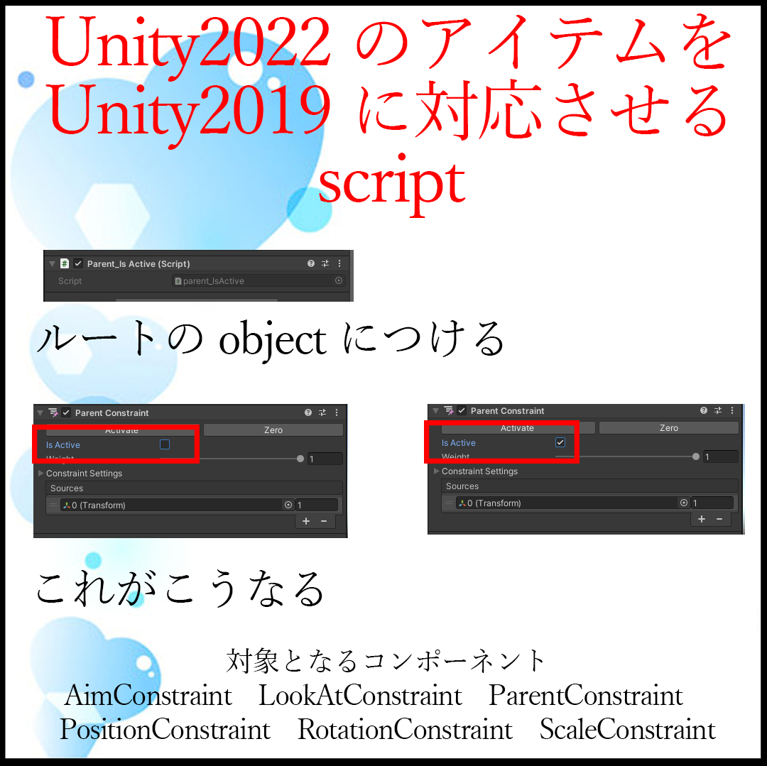 （無料）【商品組み込み可能】Unity2022→Unity2019の対応script - もるラボ~Moruton Laboratory~〜 - BOOTH