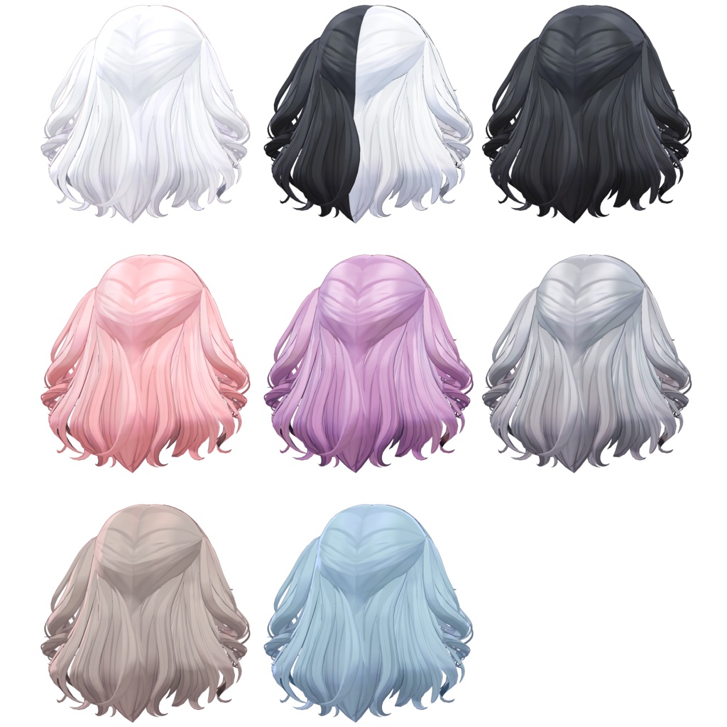[VRC Hair] Rose Devil - ANKA - BOOTH