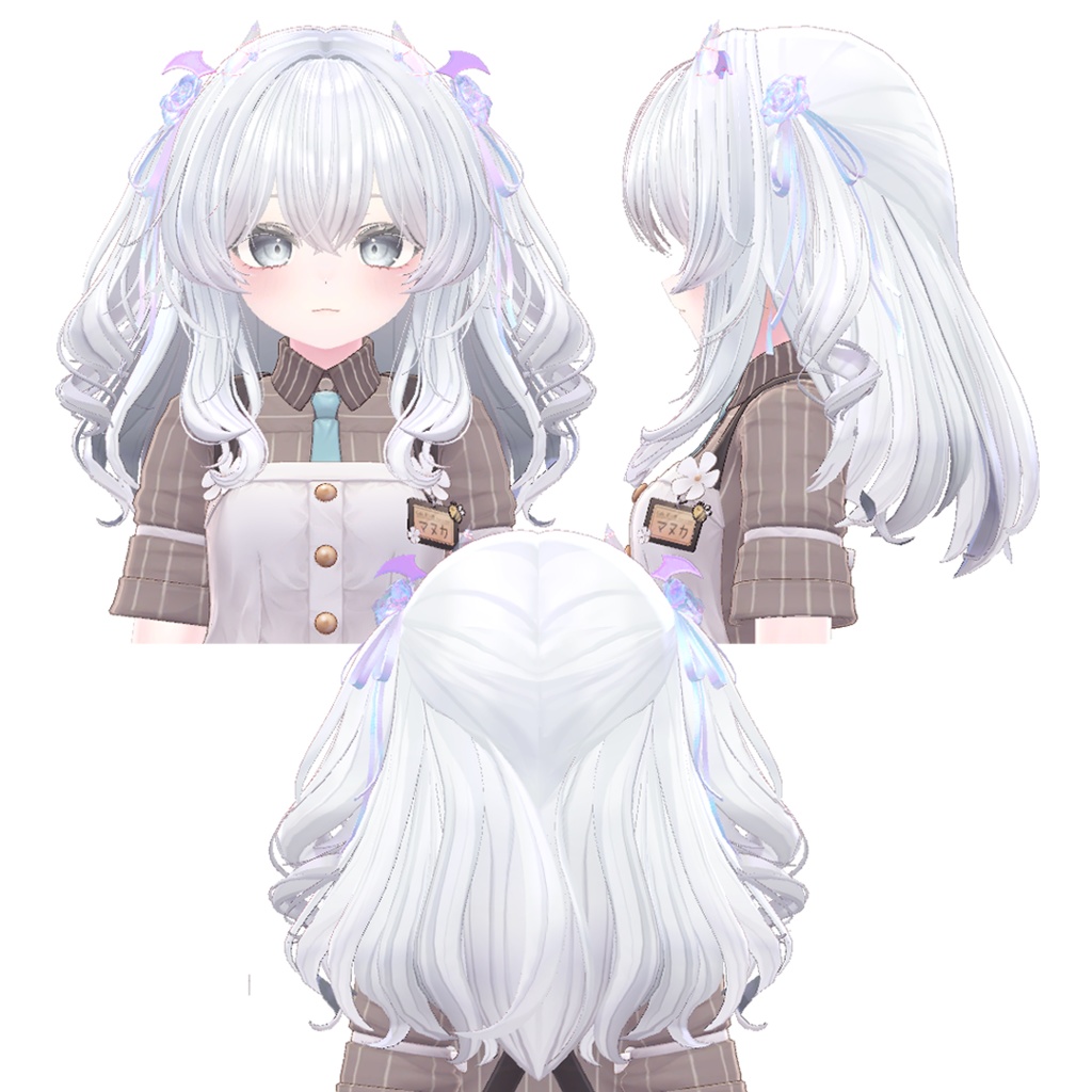 [VRC Hair] Rose Devil - ANKA - BOOTH