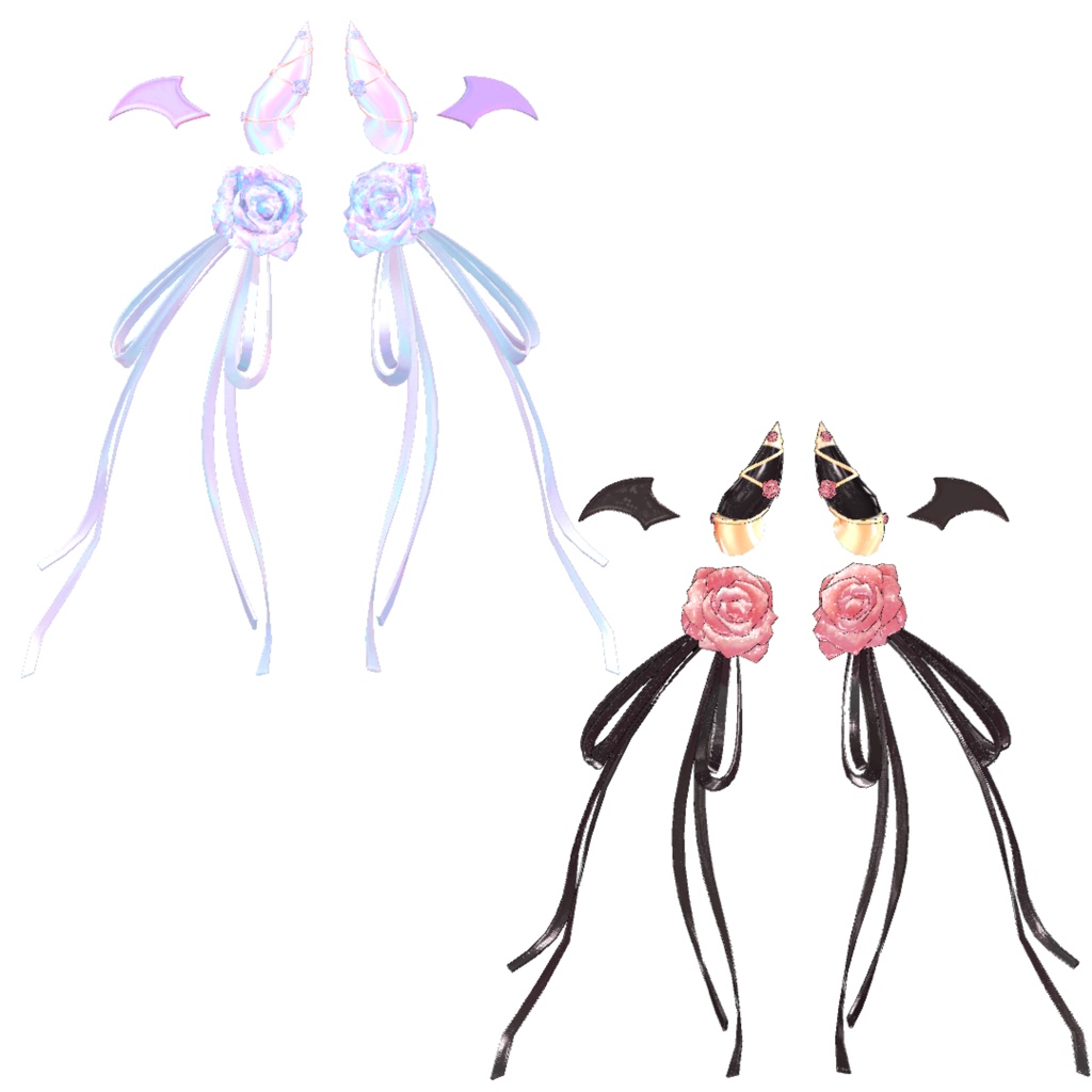 [VRC Hair] Rose Devil - ANKA - BOOTH