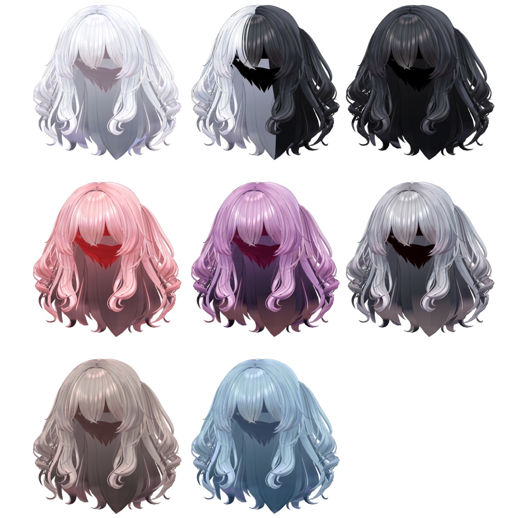 [VRC Hair] Rose Devil - ANKA - BOOTH