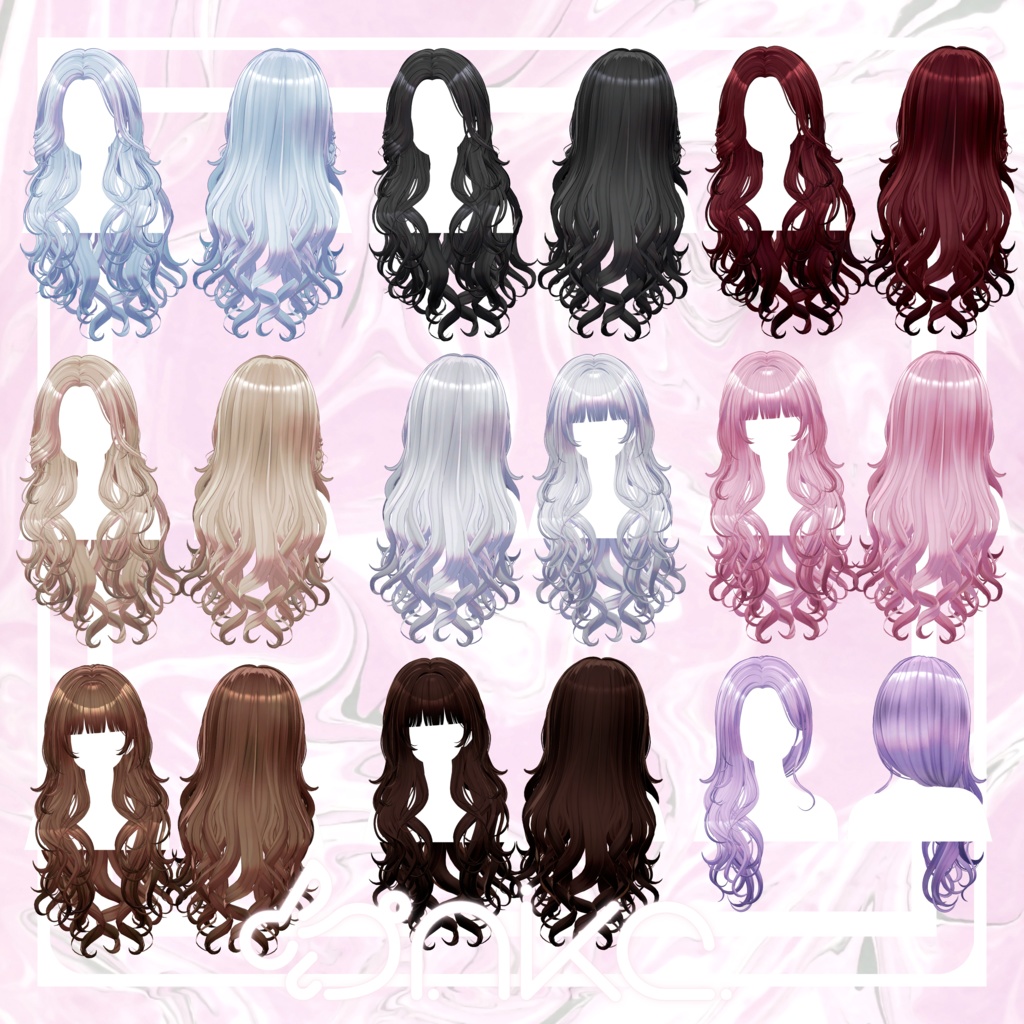 [VRC Hair] Aurora Hair - ANKA - BOOTH
