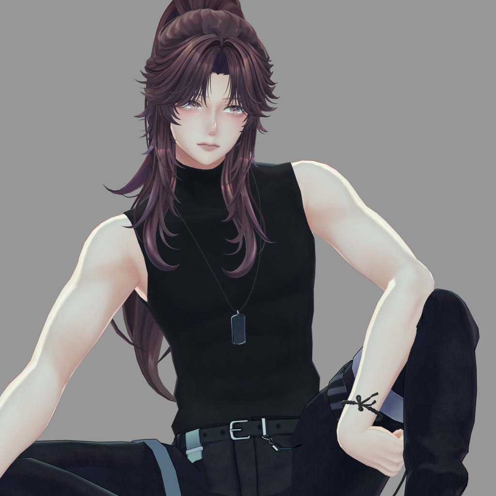 [VRC Hair] Maniac Ponytail - ANKA - BOOTH