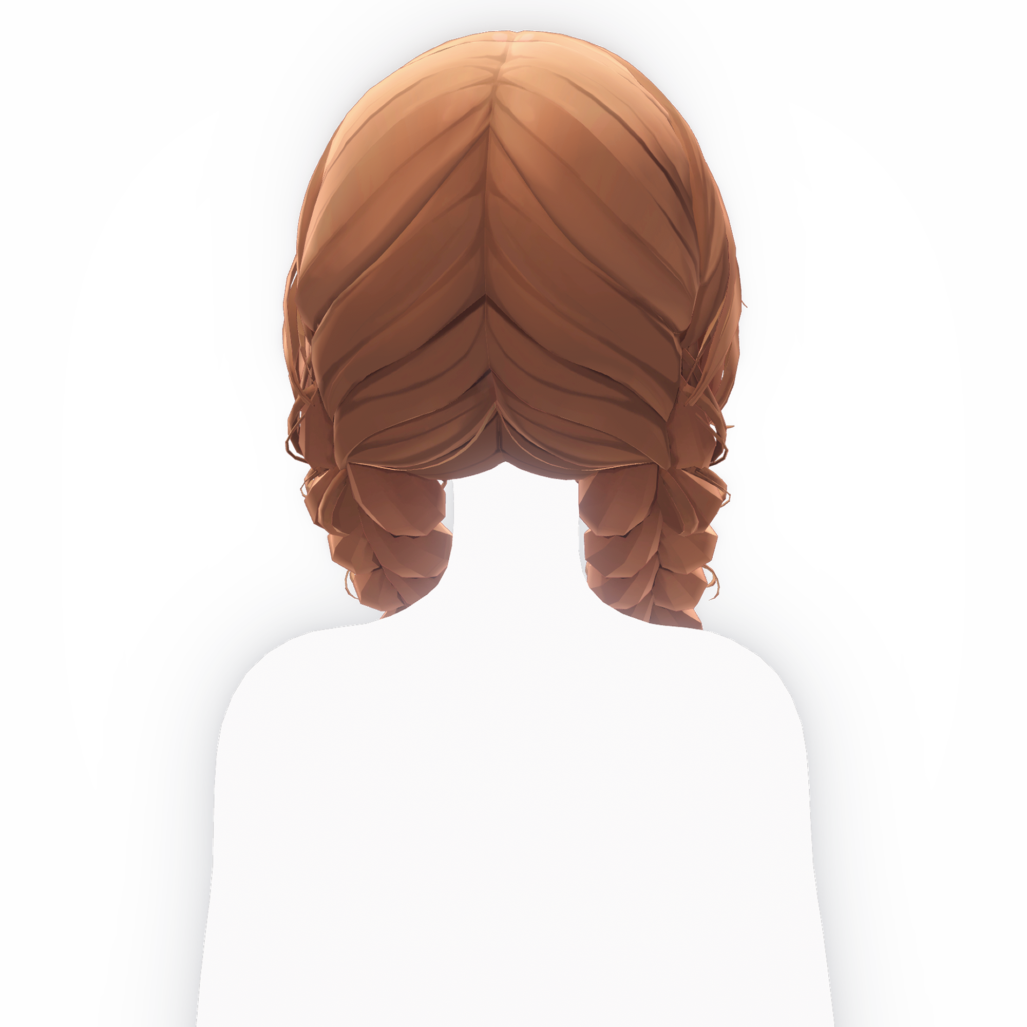 [3Dヘアモデル]Snowflake Braids Hair - ANKA - BOOTH