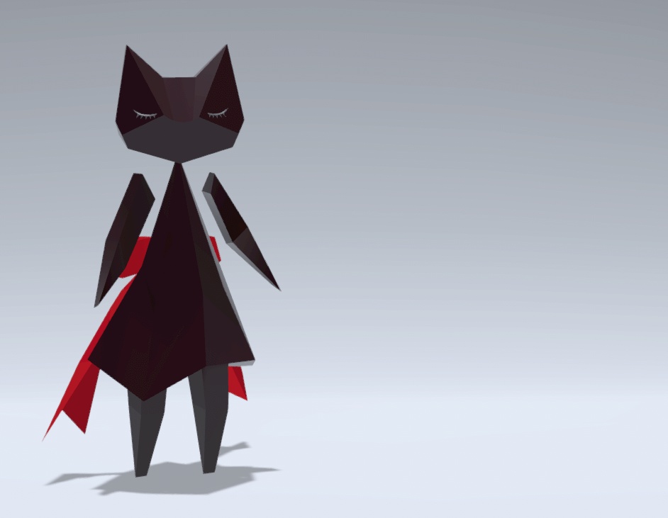 ねここ3Dモデル - アバター rVRC