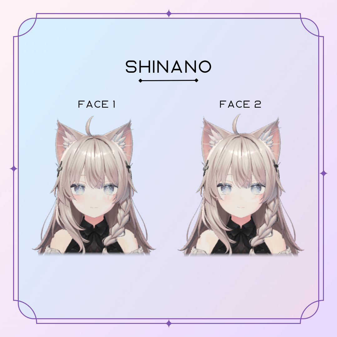 Vitiligo skin face & body - For Shinano, Sio, Milfy (2 versions set ...