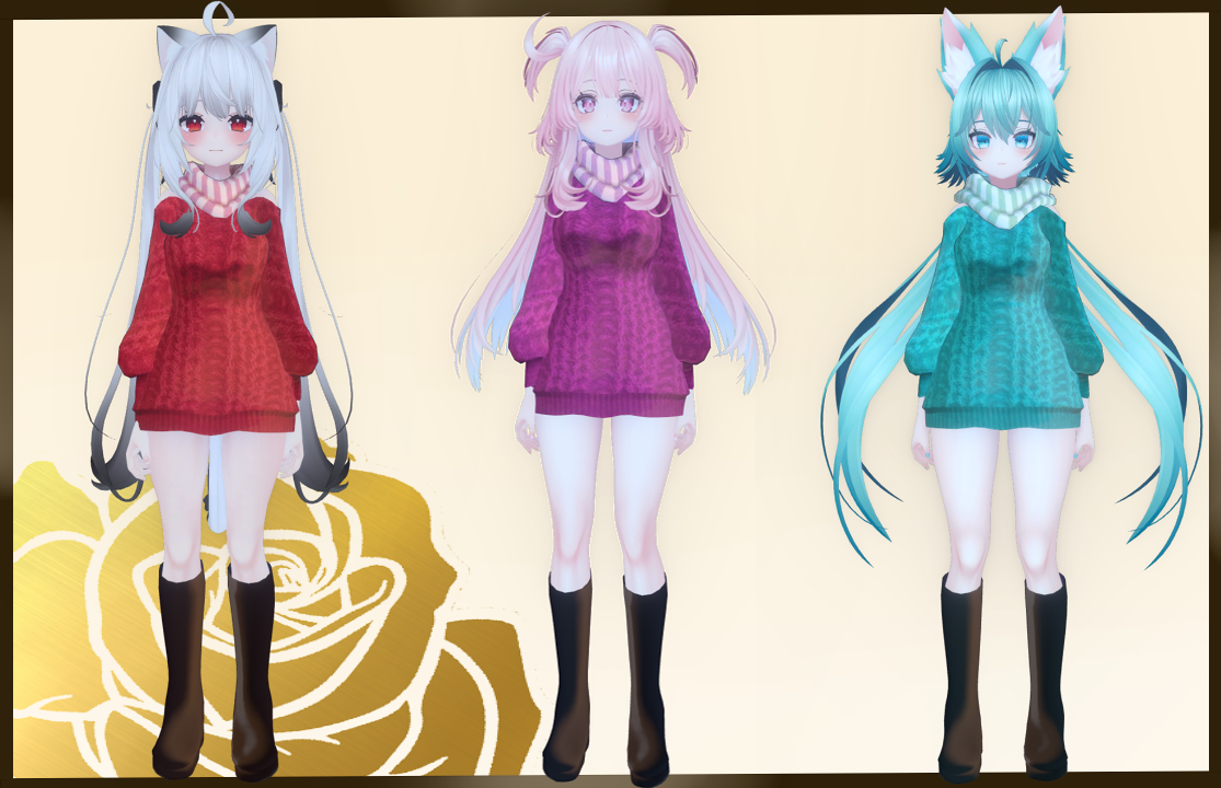 Outfit dress ( RINDO, MAYA, SELESTIA AND KIKYO) - yumily16 - BOOTH