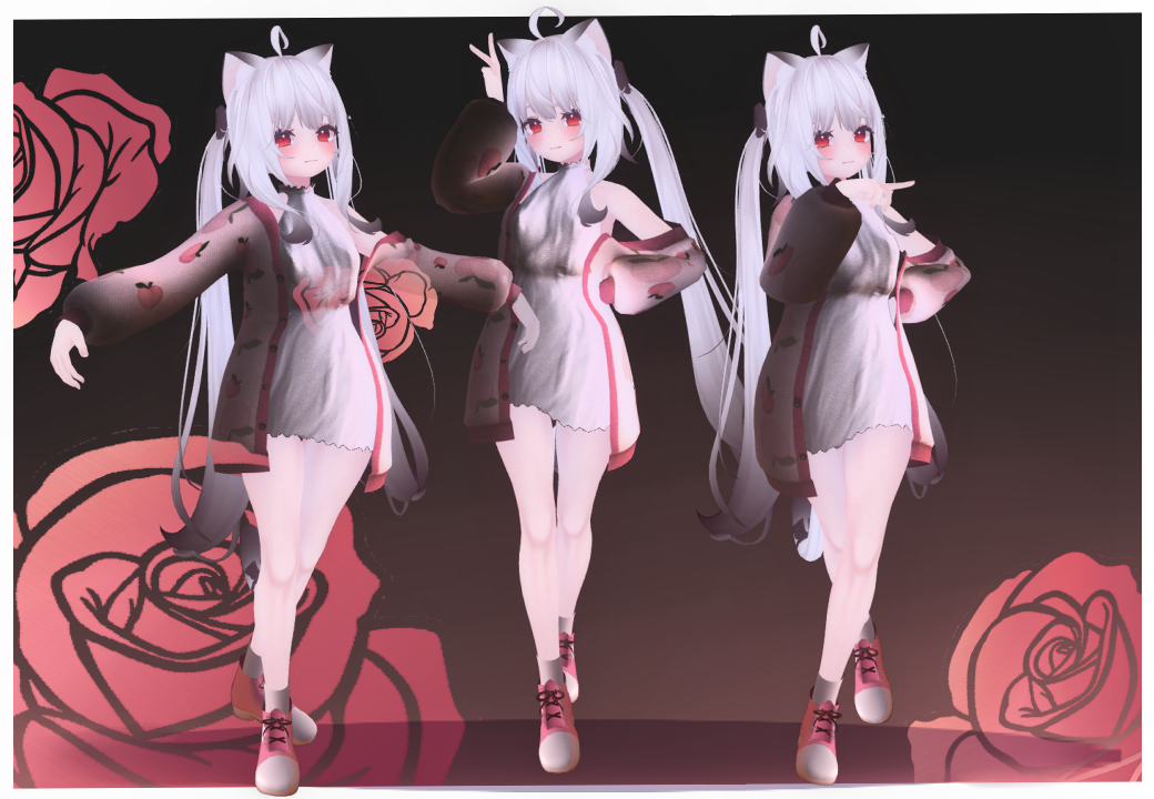 Peach Outfit ( RINDO, MAYA, SELESTIA AND KIKYO) - yumily16 - BOOTH