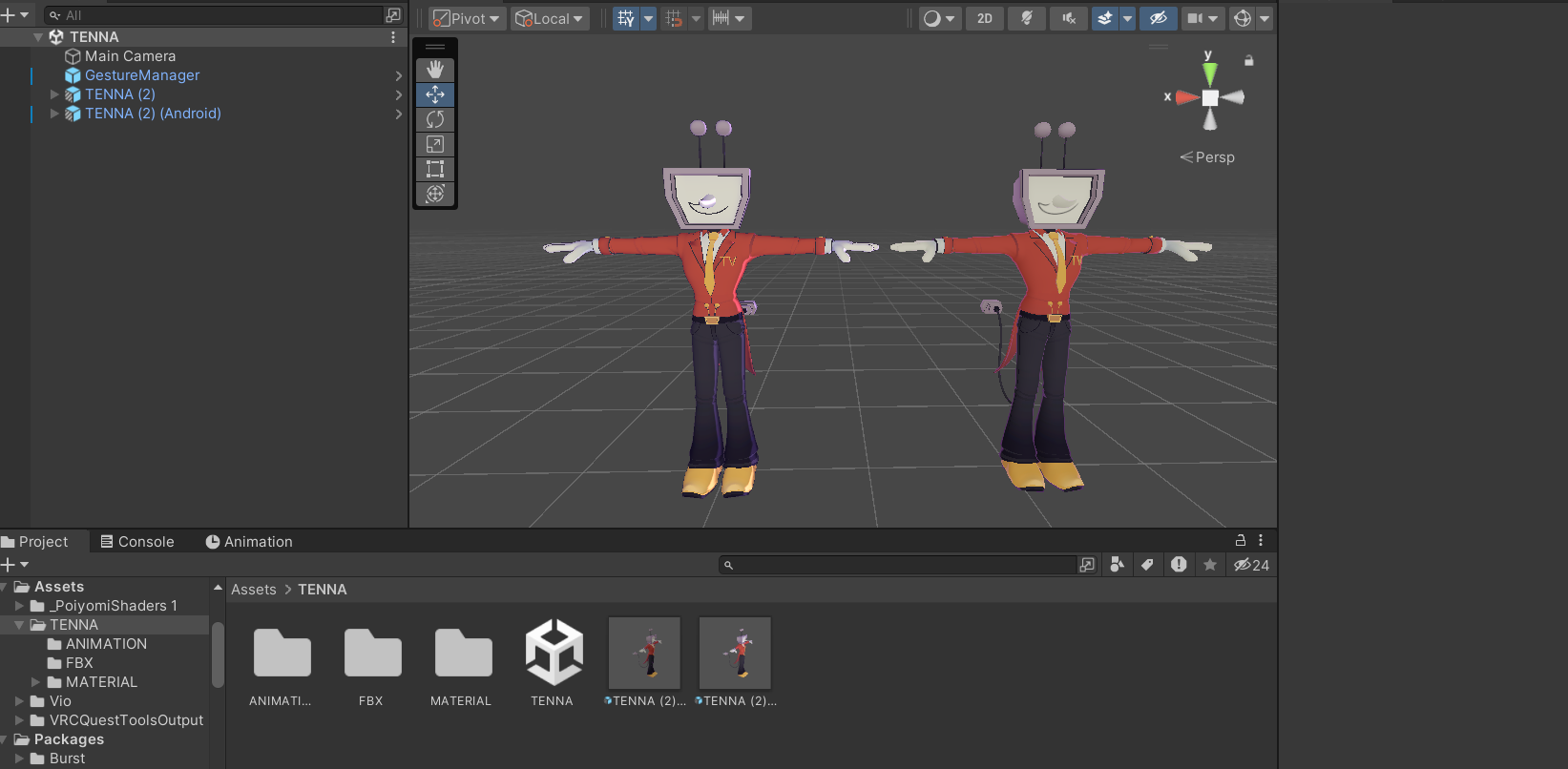 Tenna deltarune (PC QUEST+BLENDER 4.5+) - yumily16 - BOOTH