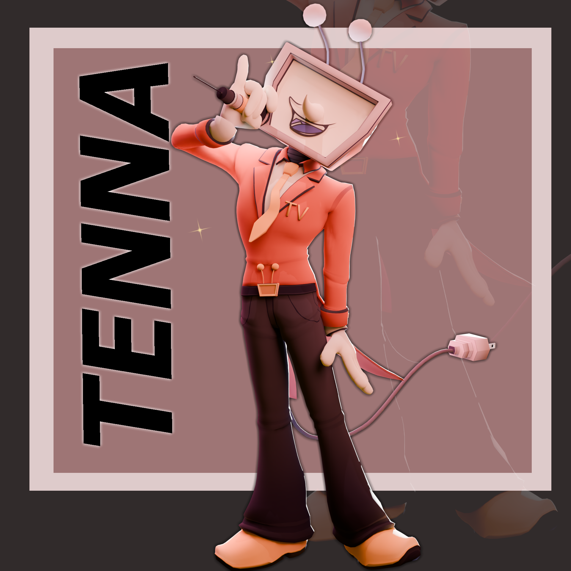 Tenna deltarune (PC QUEST+BLENDER 4.5+) - yumily16 - BOOTH