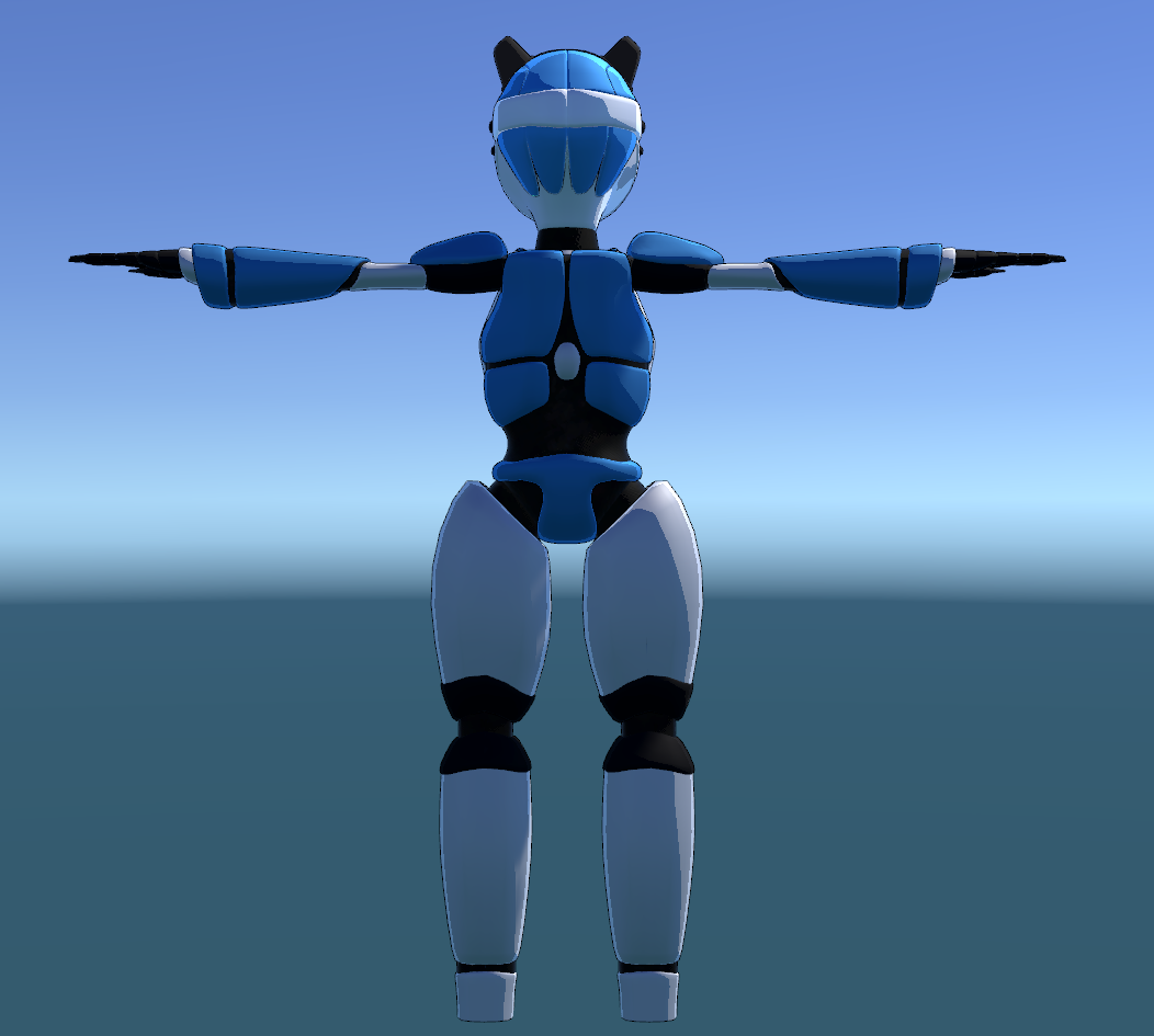 (Original 3D Model) RK-02 Security Robot | VRChat Avatar - tk ...