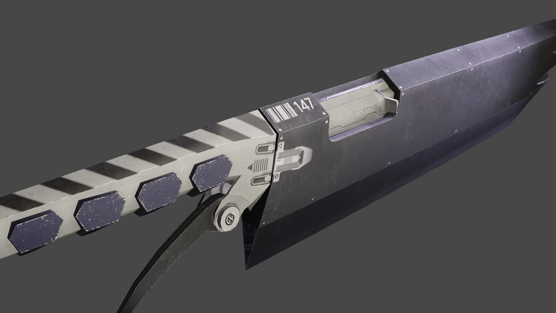 Vtuber / Vrchat model + Gunblades! - .FBX, .blend, unitypackage ...