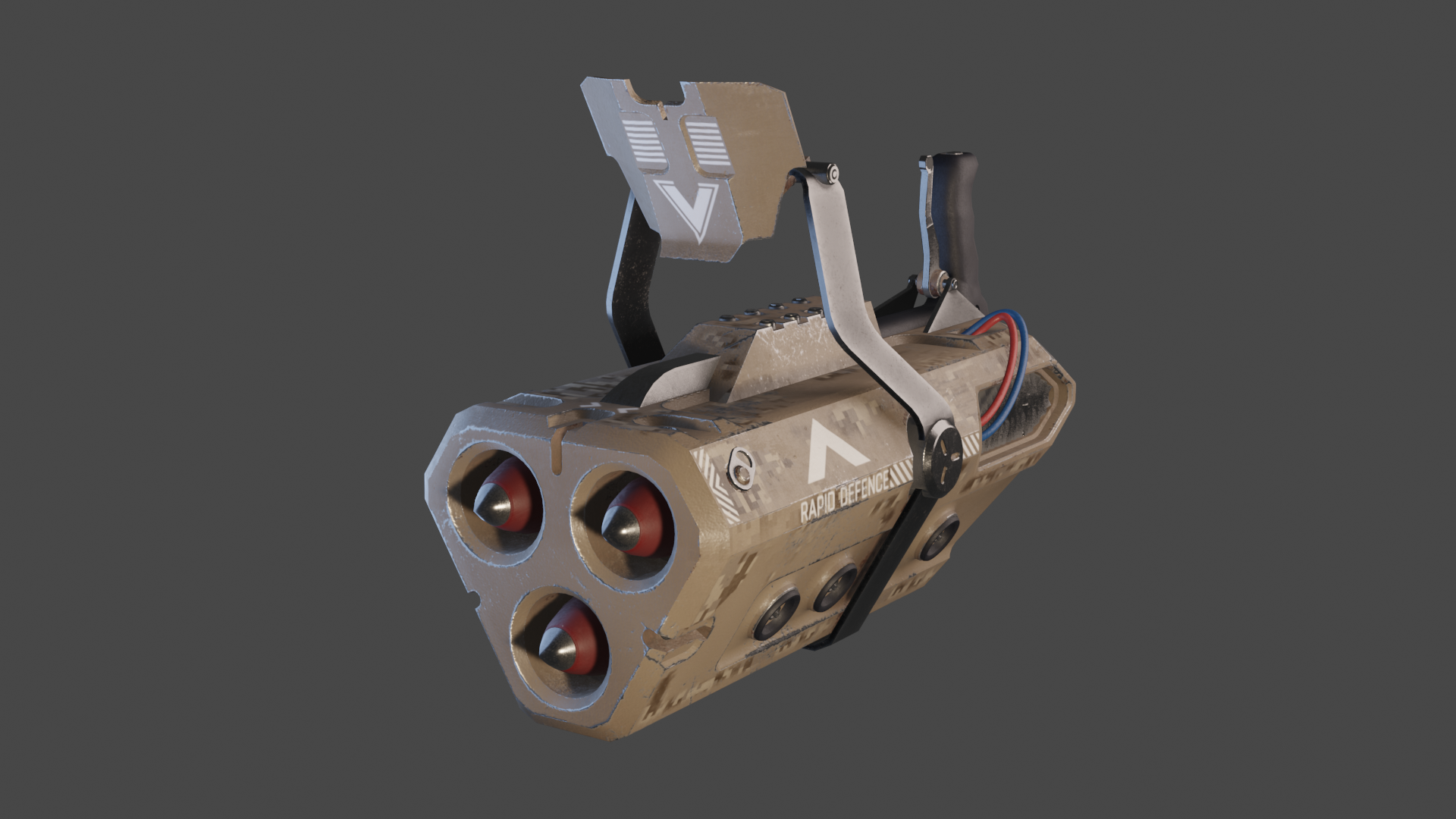 Launcher weapons! - FBX. blend. Unitypackage - yashaoni - BOOTH