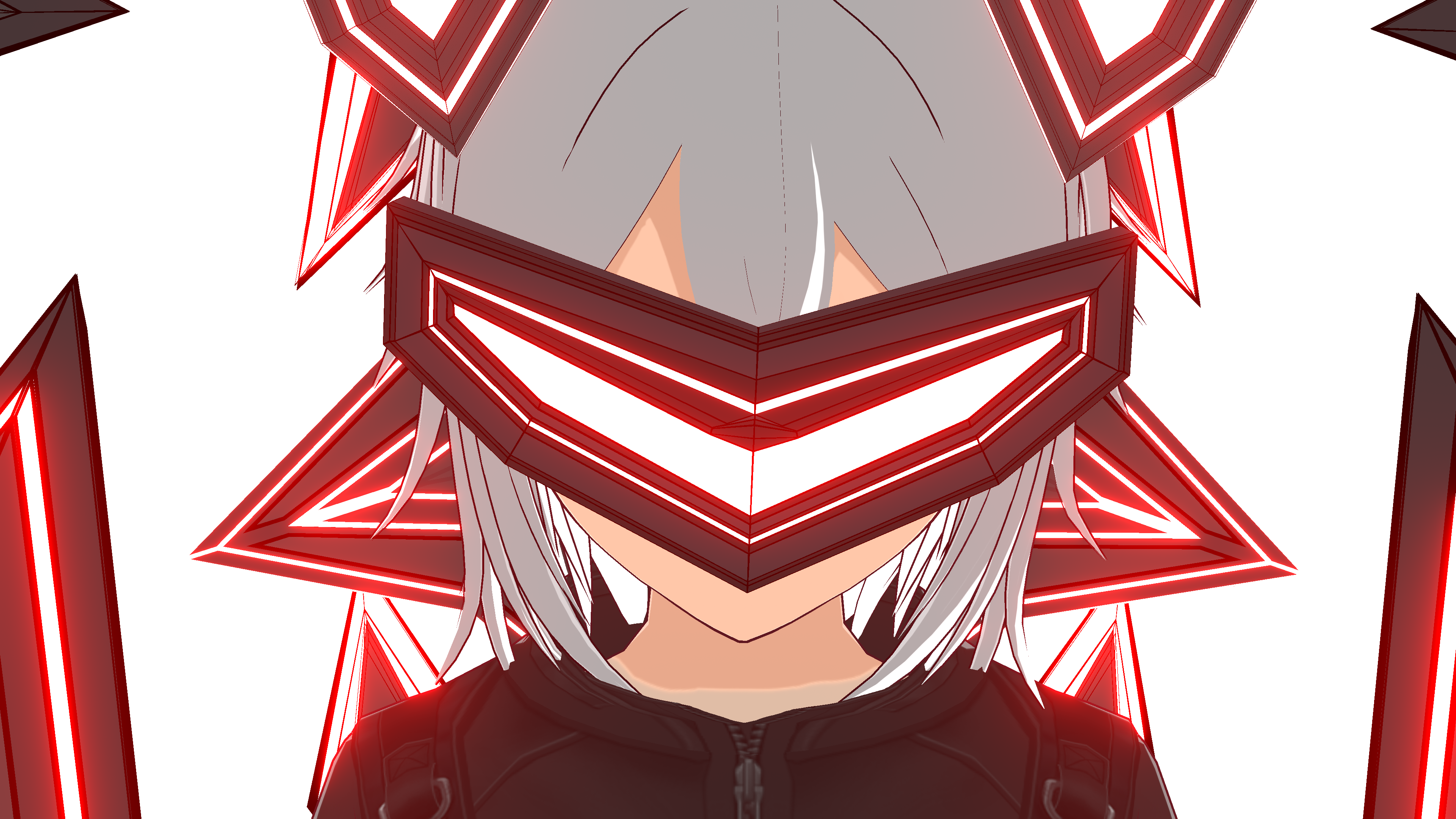 Changing 3D Digital Cyber Mask - zerounitnull - BOOTH