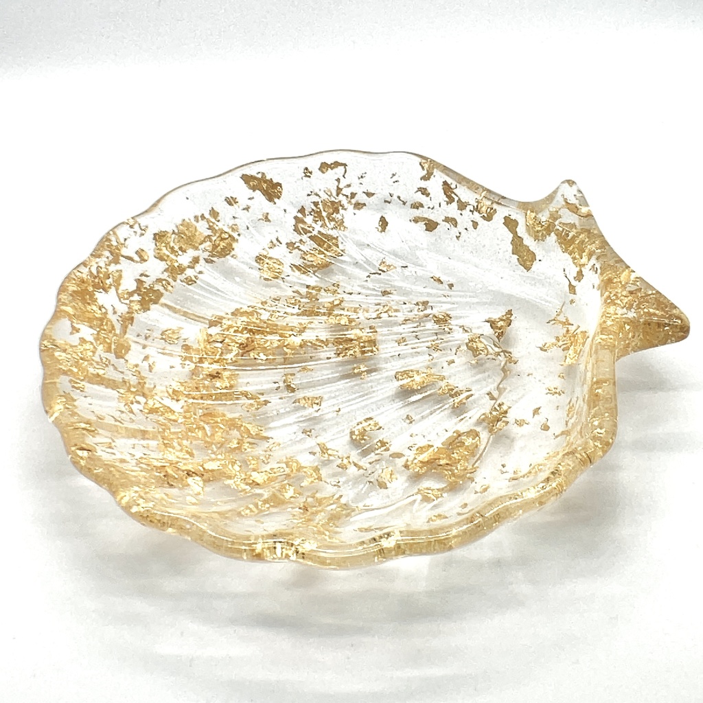 貝がらトレー(ギラギラ金箔) - 夢の中のりこぴん。 - BOOTH