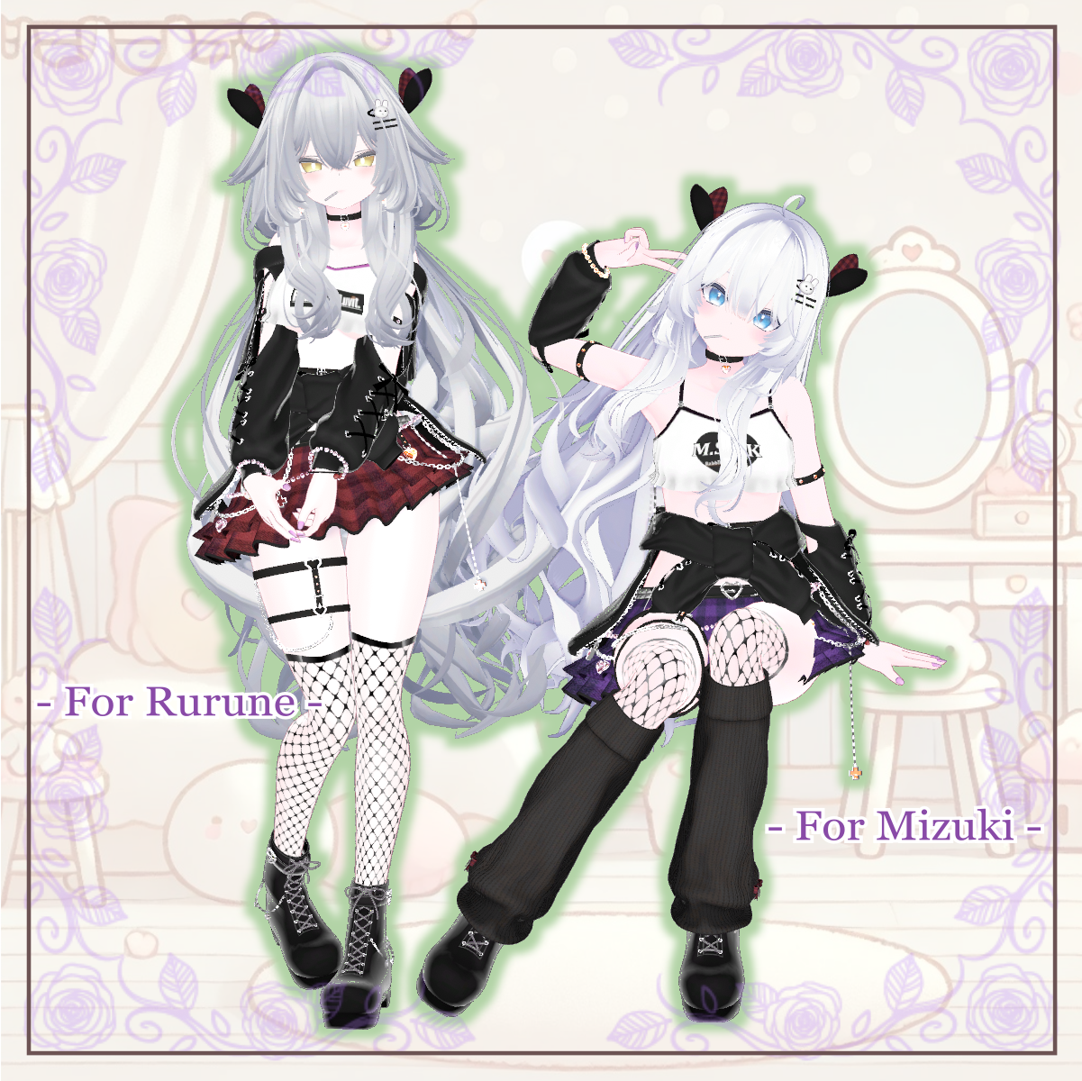 【MSGK】ガーリー♡パンク『Kawaii Girly Punk』（13アバター対応） - Rabbit Luvit - BOOTH