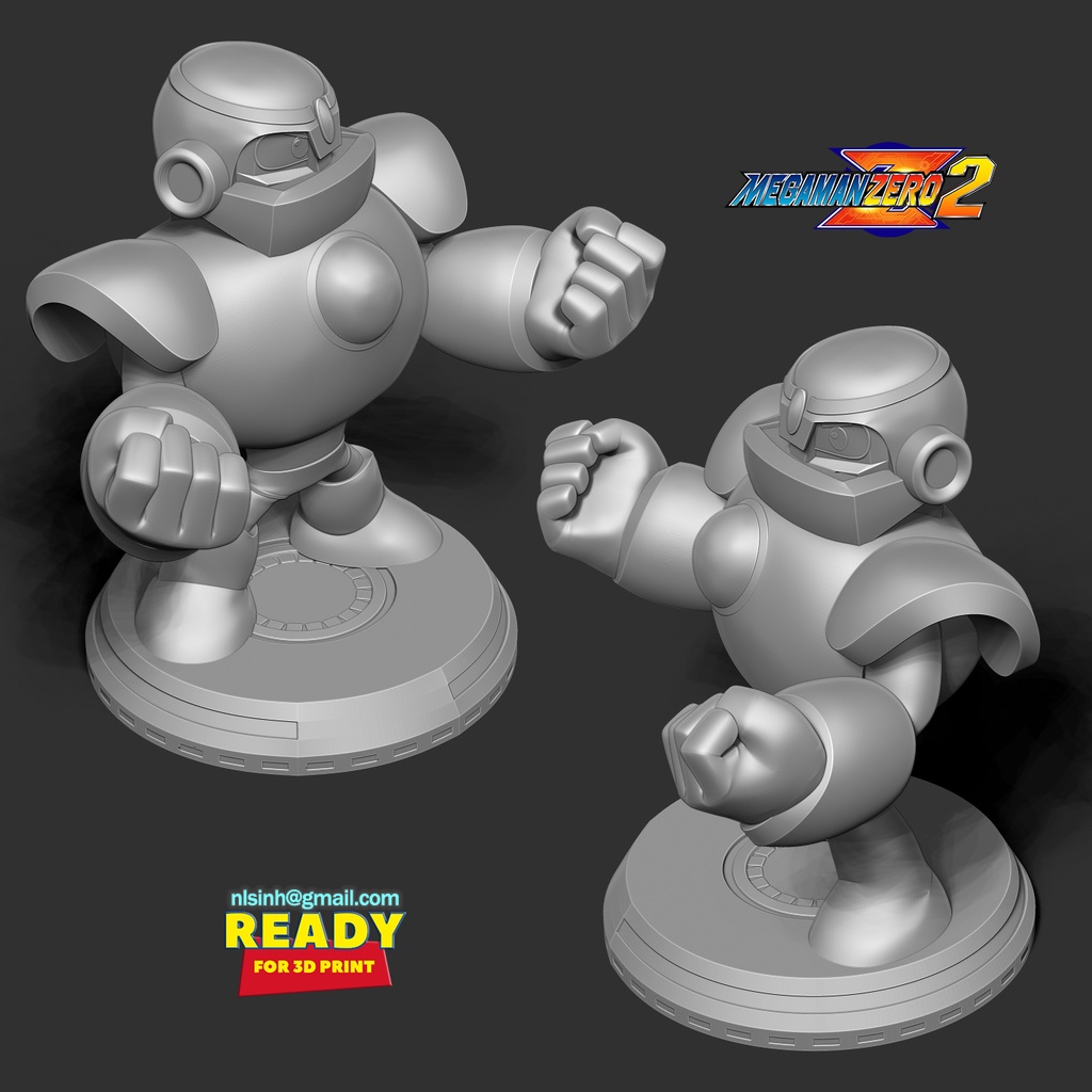 Guts Man - Mega Man Fanart - gadohoa - BOOTH