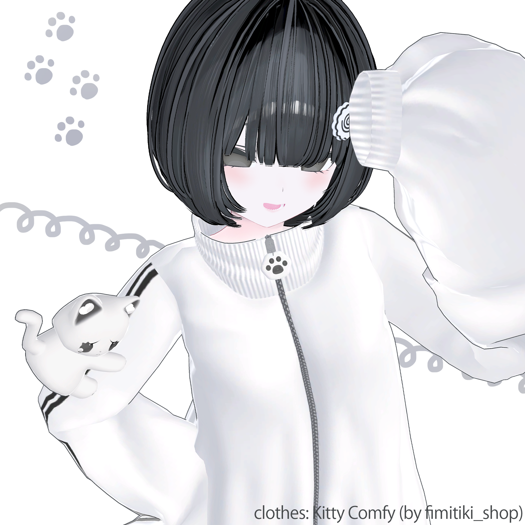 【複数アバター対応】Simple_BoB【VRChat向けヘア】 - MyMe.VR - BOOTH