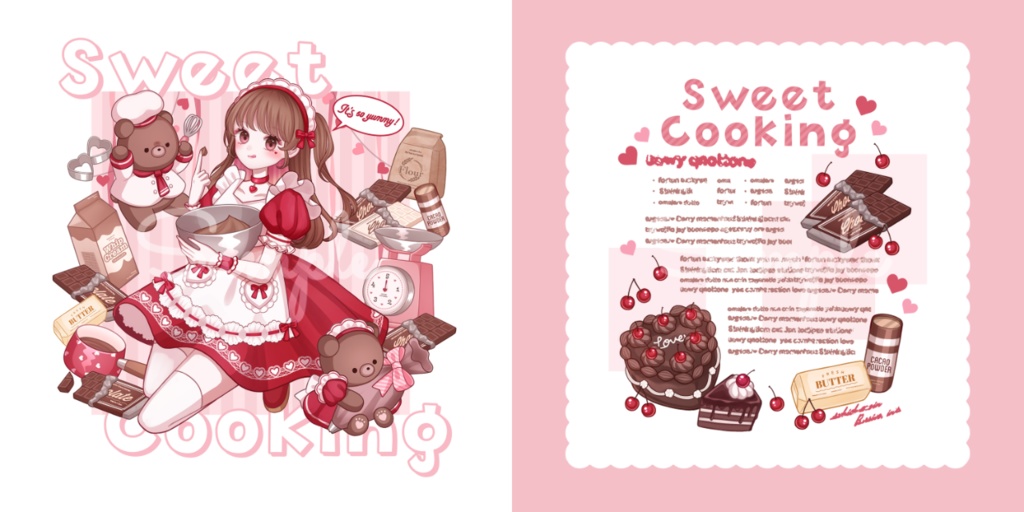 イラスト集『Chocolaterie』 - Holic -web store- - BOOTH