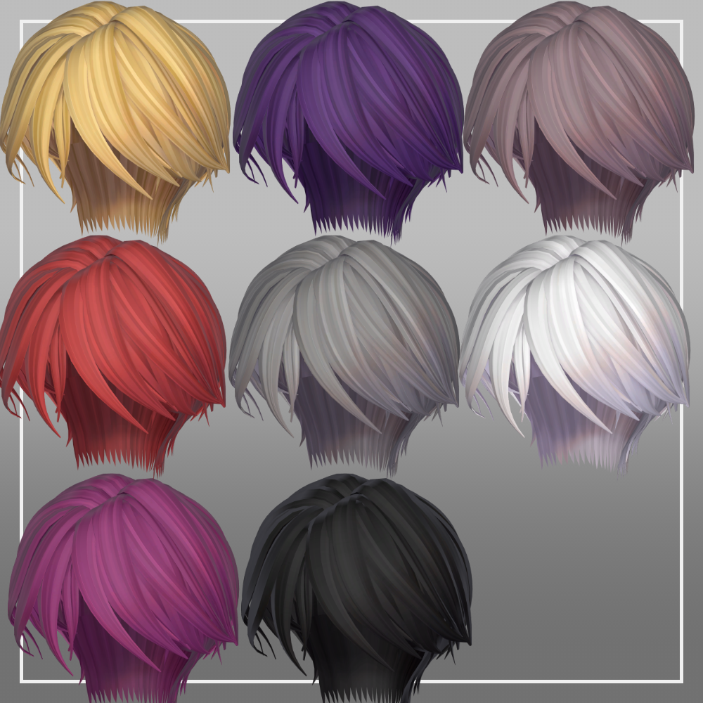 Velour Cut【VRC想定 髪型/hair】 - C's - BOOTH