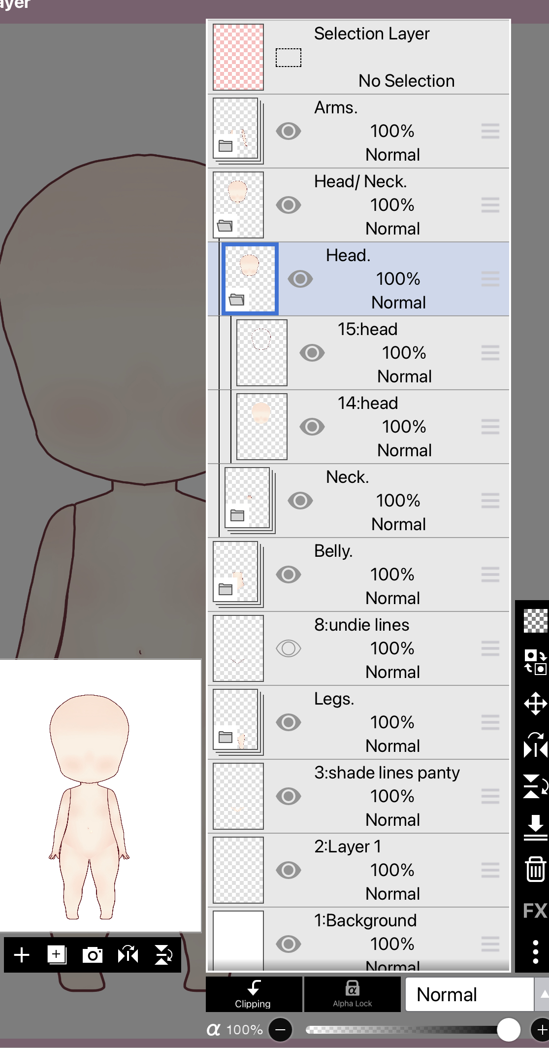 Fully Cut Vtuber 2D PSD Base | Chibi - xiaozyen - BOOTH