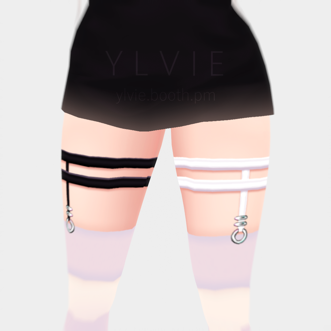 [v1.0] VRoid Collar + Garter Set - Ylvie's Shop ♡ - BOOTH