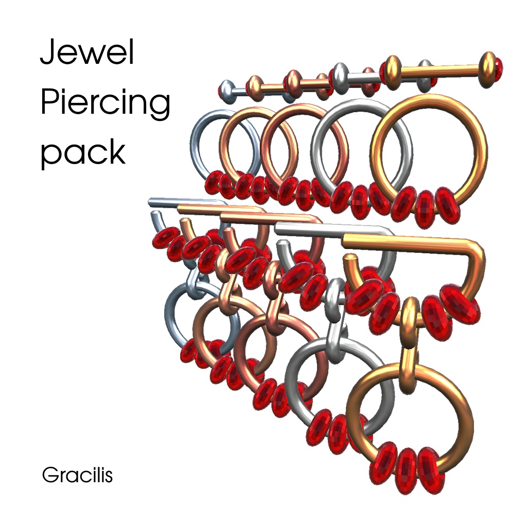 Jewel Piercing Pack - gracilis - BOOTH