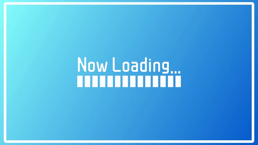 【フリー素材】Loading… FHD 無料版・応援版 - やくもや - BOOTH