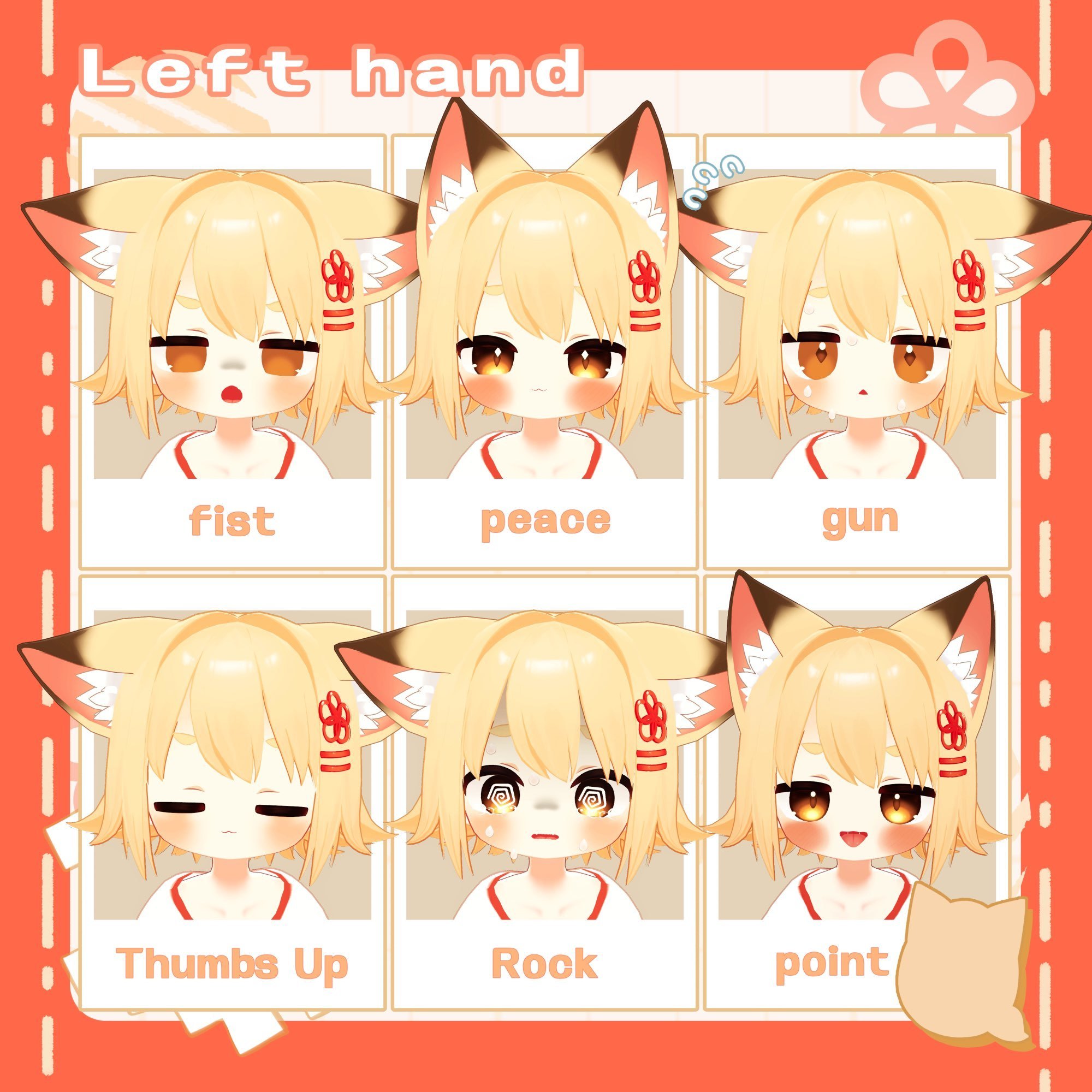 オリジナル3Dモデル「きなこ」 -Kinako- ver.4.05【Android/IOS対応済】 - こまいぬ通り - BOOTH