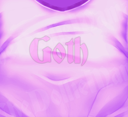 Vroid girl goth short Tee 7 texture pack - thedolliemama - BOOTH