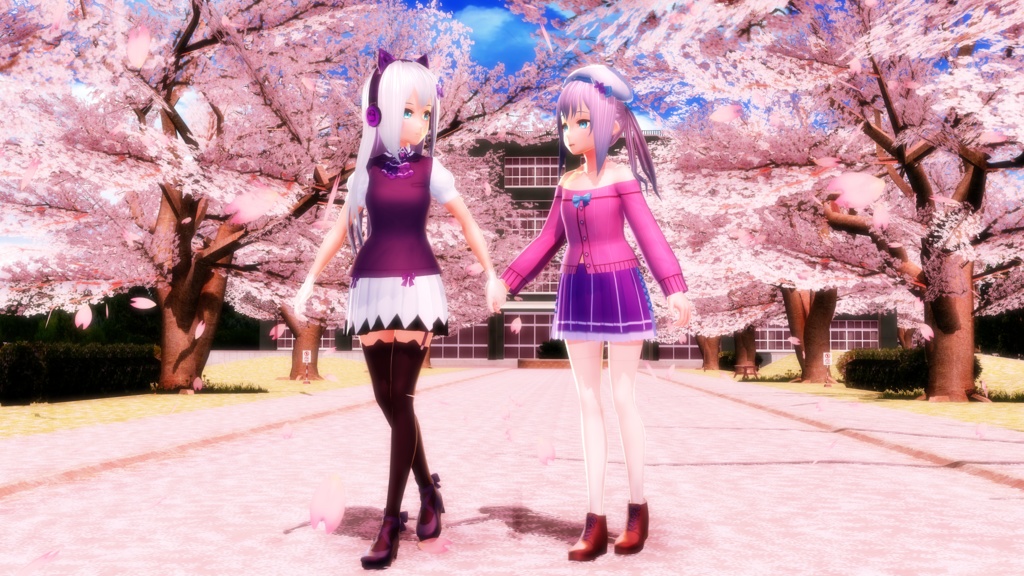 猫耳銀髪少女Mia 's MMD Movie Clip - Pitipong Akkho - BOOTH