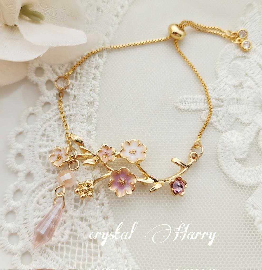 【桜日和の腕輪】～桜～ - crystal harry - BOOTH