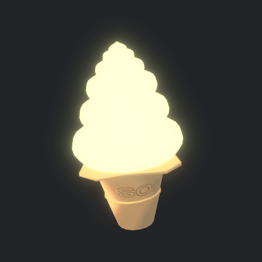 （無料）ソフトクリームランプ - bakemo - BOOTH