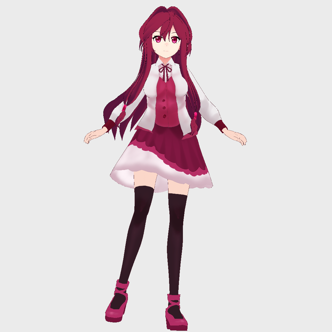 オリジナルVRoidモデル【レッドベリル/red beryl】 - 沢蟹おナスのショップ - BOOTH