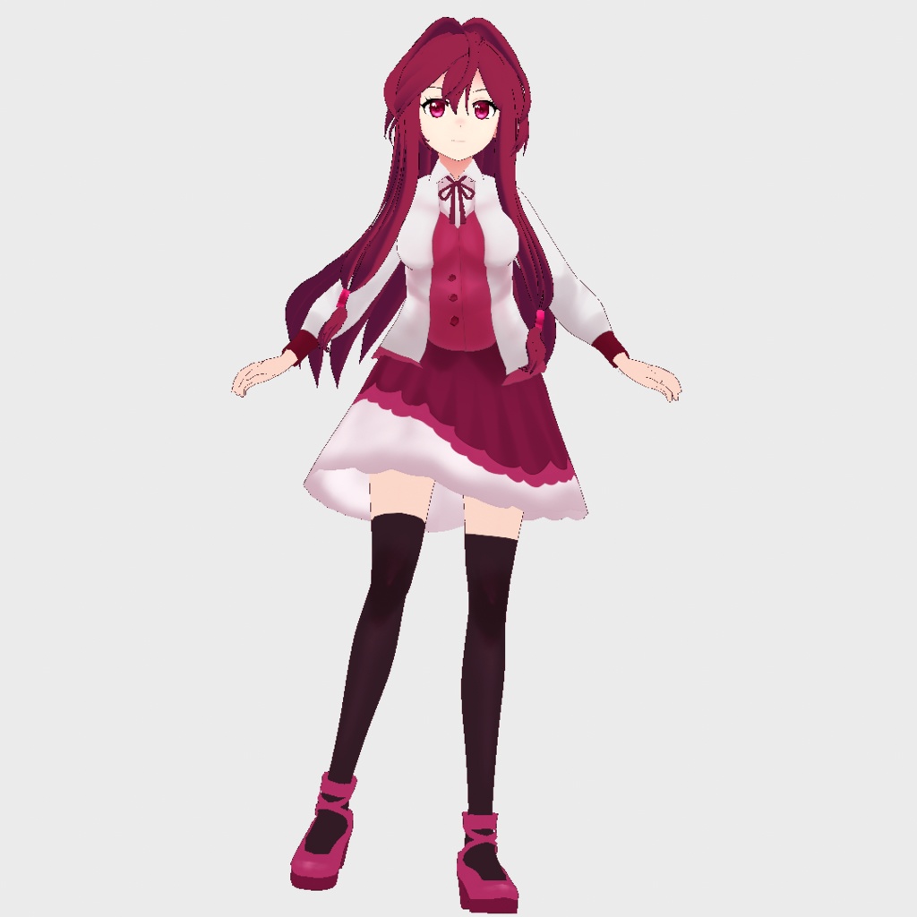 オリジナルVRoidモデル【レッドベリル/red beryl】 - 沢蟹おナスのショップ - BOOTH